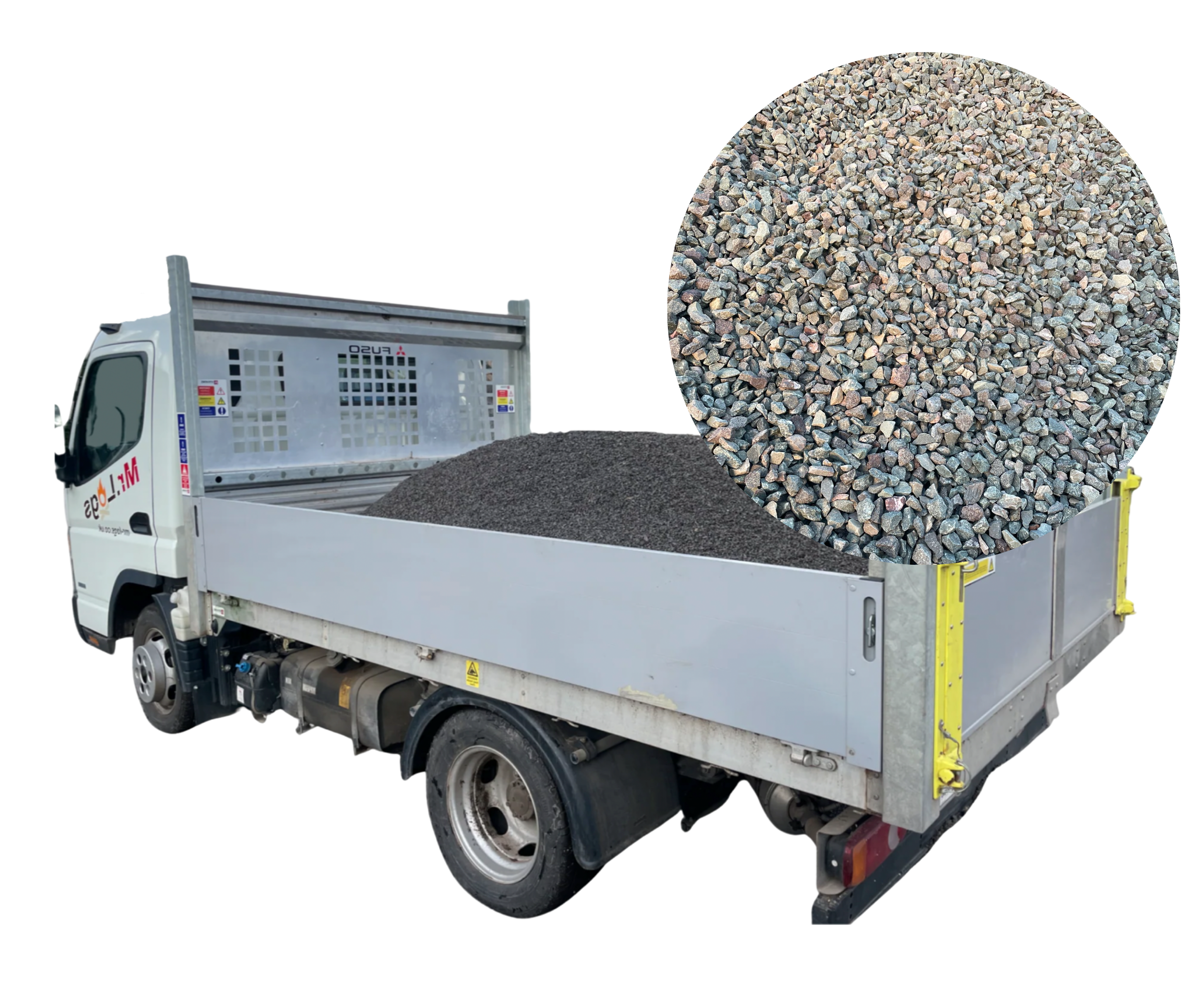 10mm Decorative Granite Gravel Chippings (Loose 2 Tonne Truck Load ...